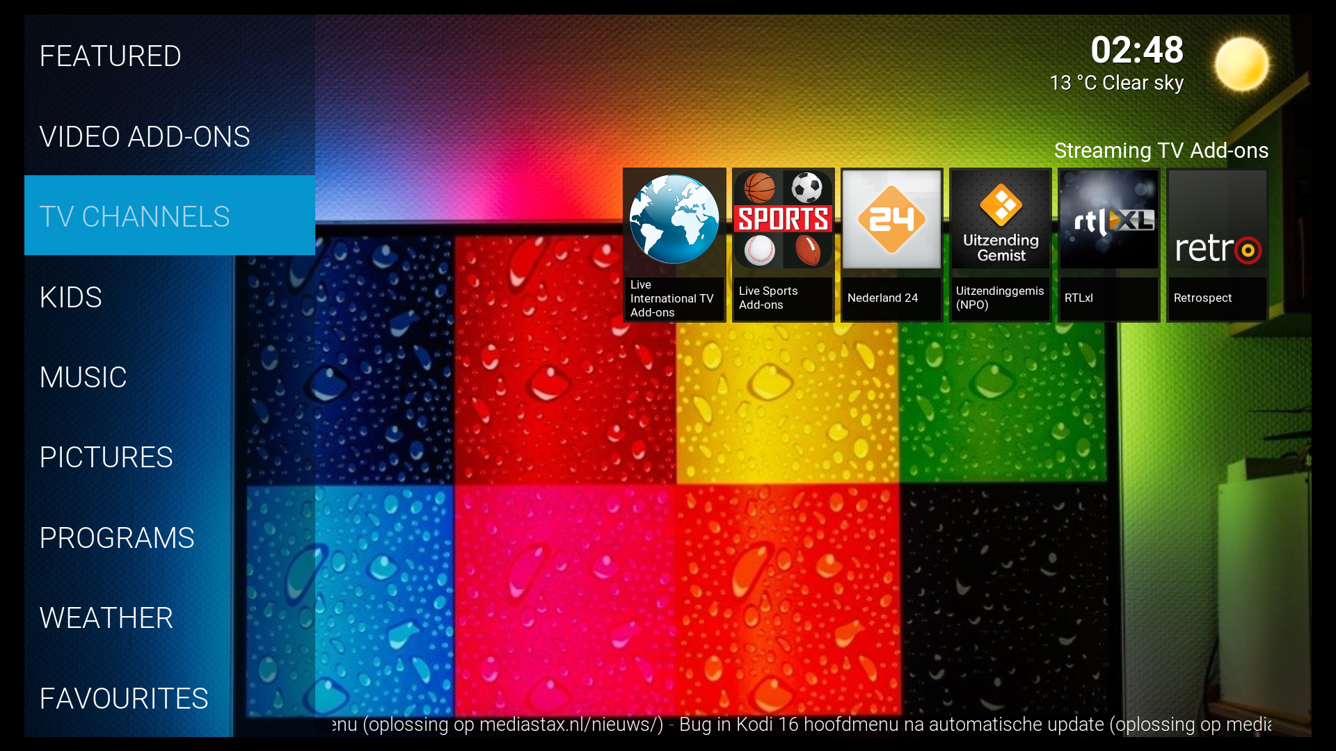 MediaStax | Smart TV Boxes | TVChannels_menu